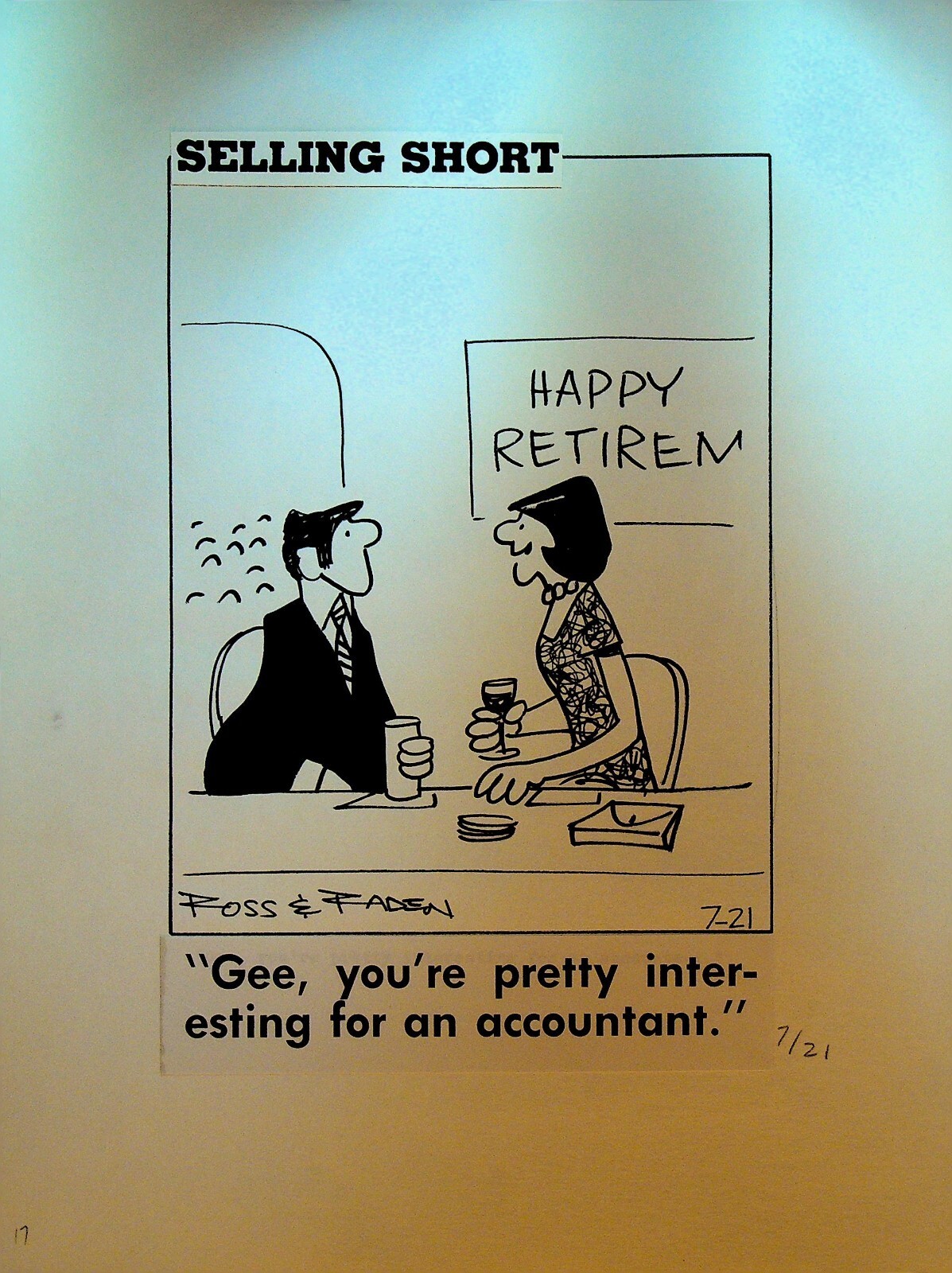 Selling Short Original Comic Strip Art 1980s Interesting for an ...