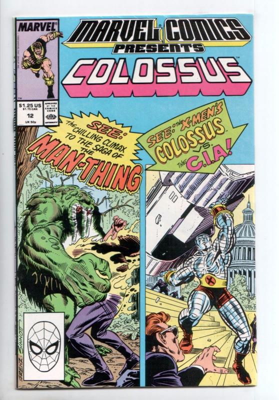 Marvel Comics Presents #12 - Colossus / 1st App of School (Marvel, 1989 ...