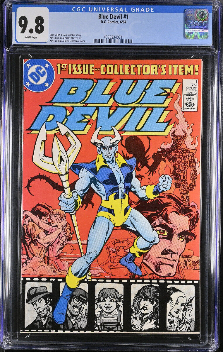 Blue Devil #1 CGC 9.8 1984 first issue-comic book -- DC 4376334021 ...