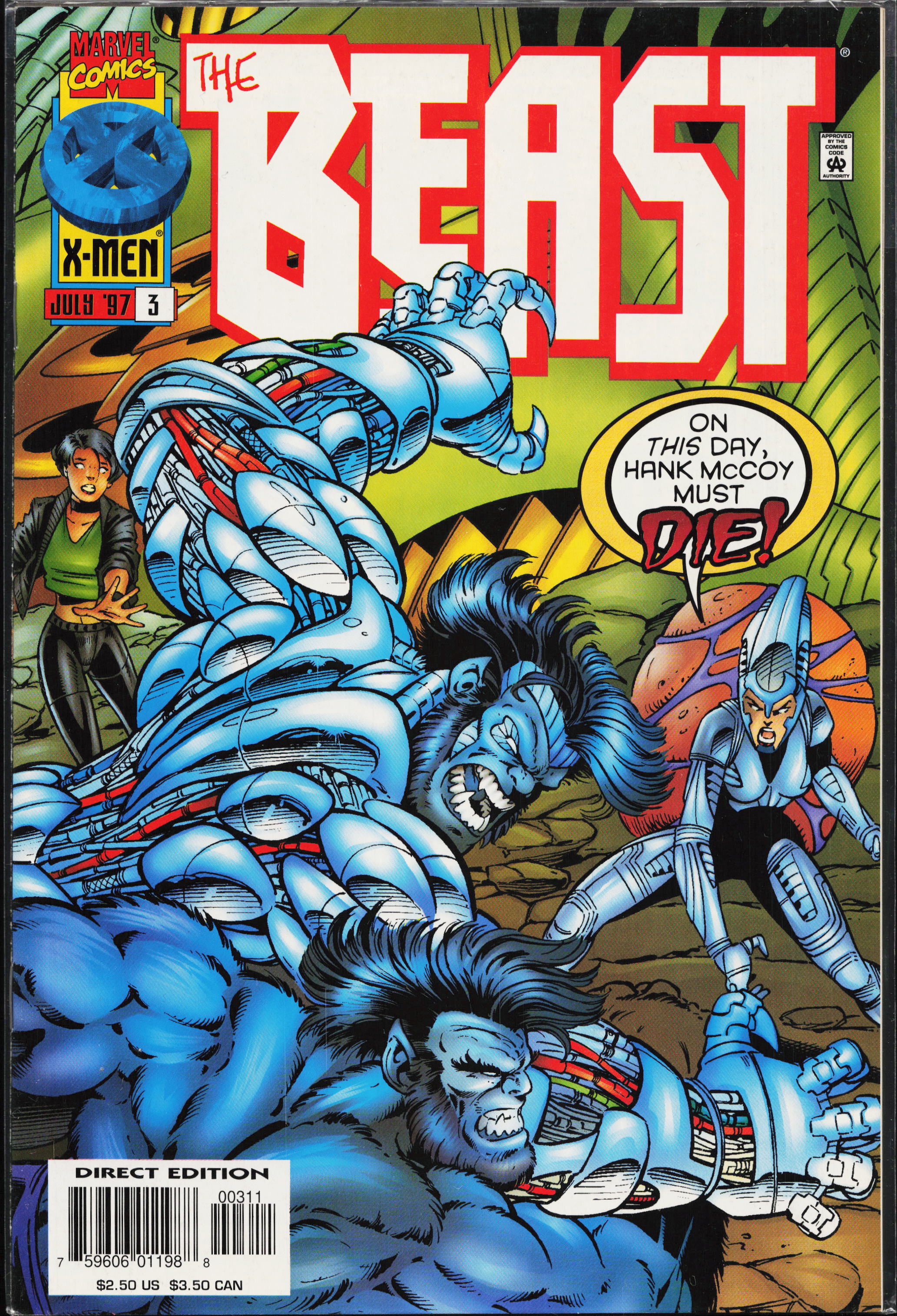 The Beast #3 (1997) Beast | Comic Books - Modern Age, Marvel, Beast ...