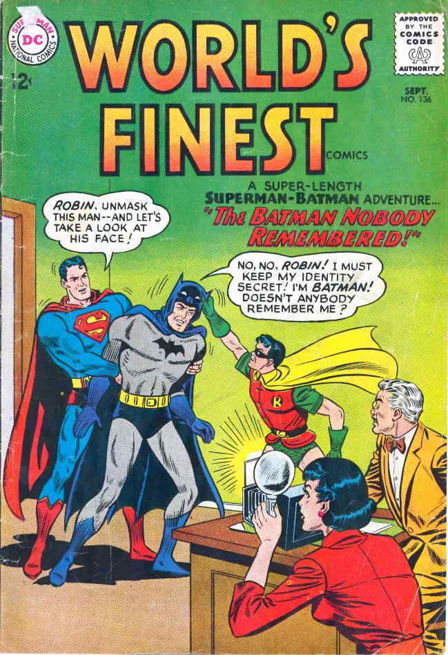 World's Finest Comics #136 GD; DC | low grade - Batman Superman - we ...