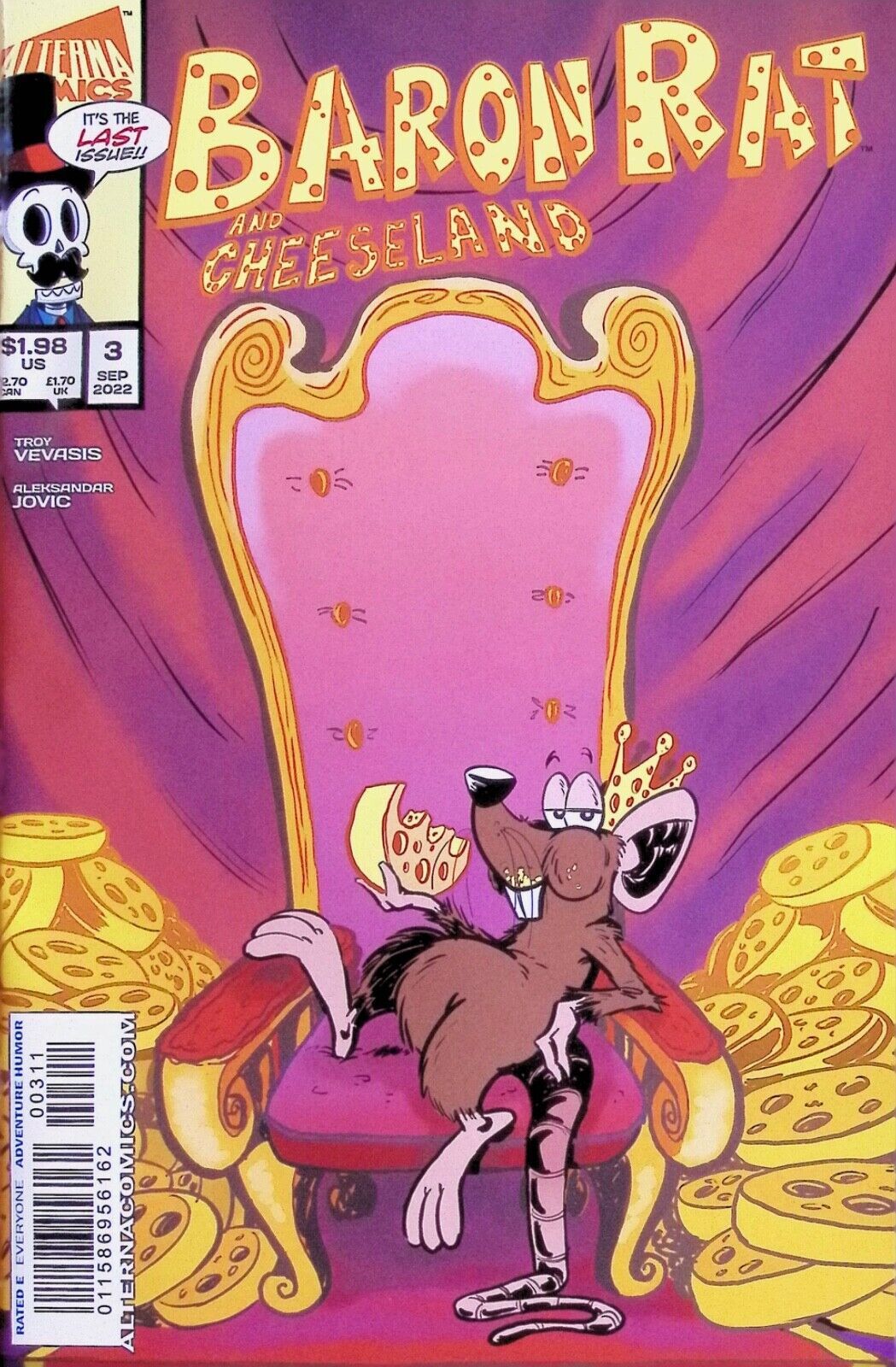 BARON RAT AND CHEESELAND Comic Issue 3 — Fall 2022 Newsprint — Alterna ...