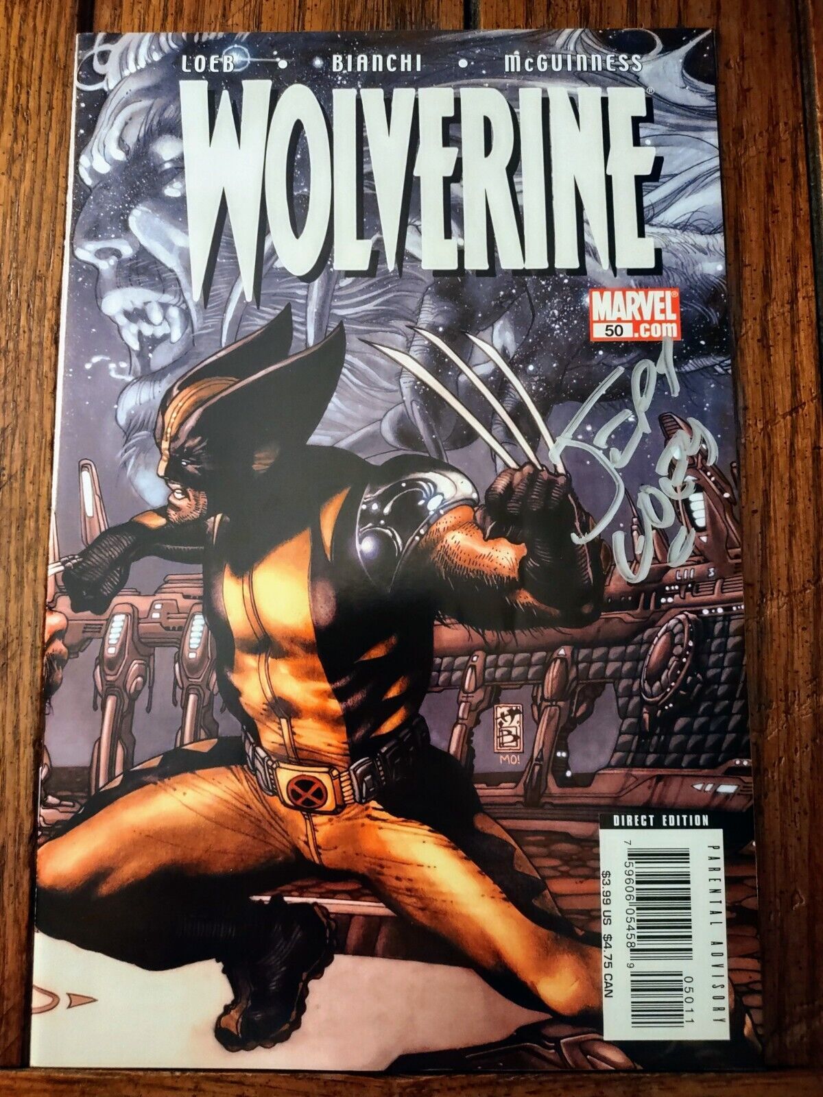 Wolverine #50 NM variant signed by Jeff Loeb Marvel Comics 2007 | Comic ...