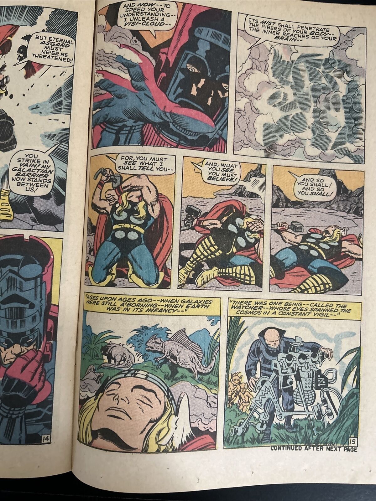 The Mighty Thor #168, Marvel Comics 1969 FN/VF 7.0 Origin of Galactus ...