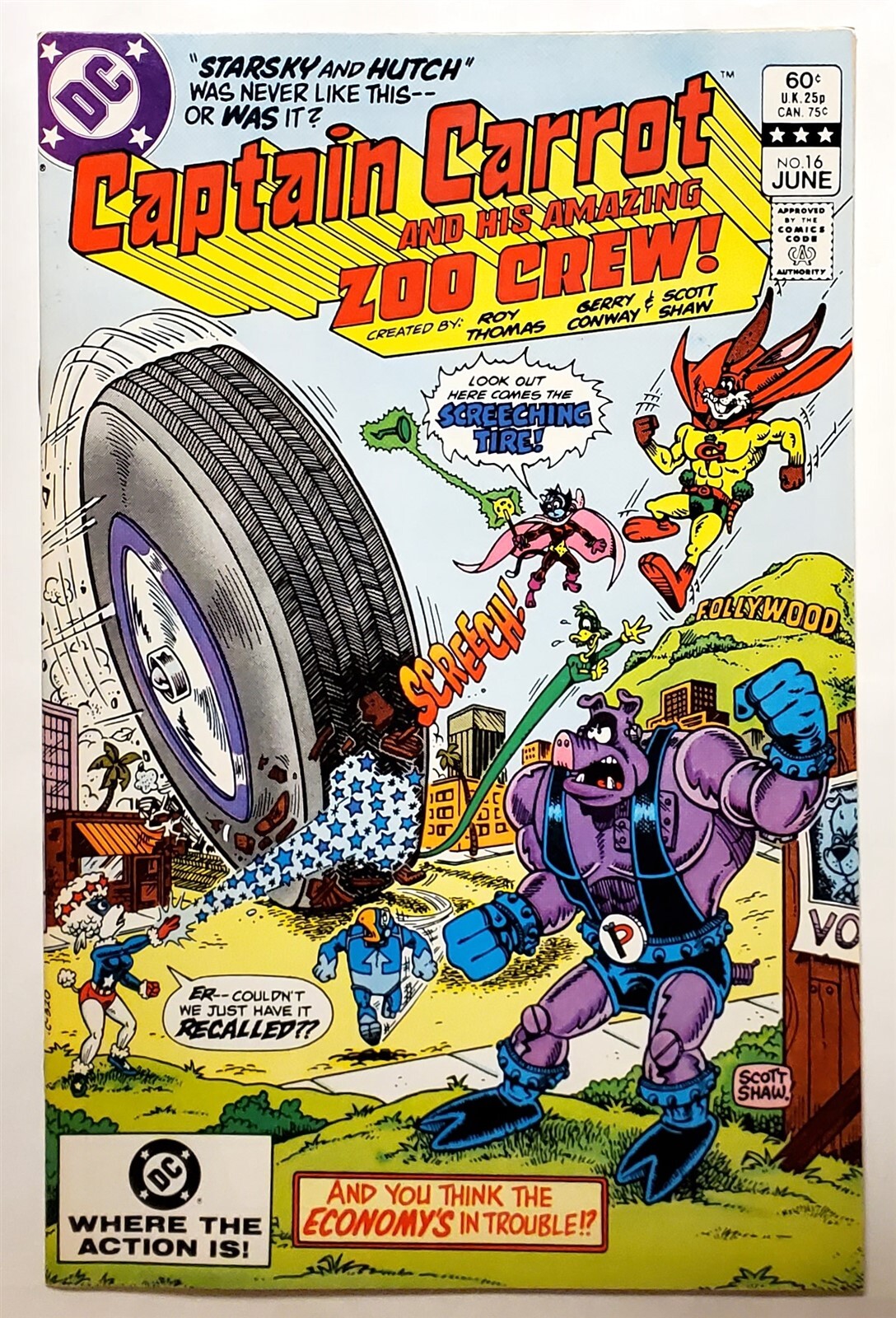 Captain Carrot and His Amazing Zoo Crew #16 (June 1983, DC) 8.0 VF ...