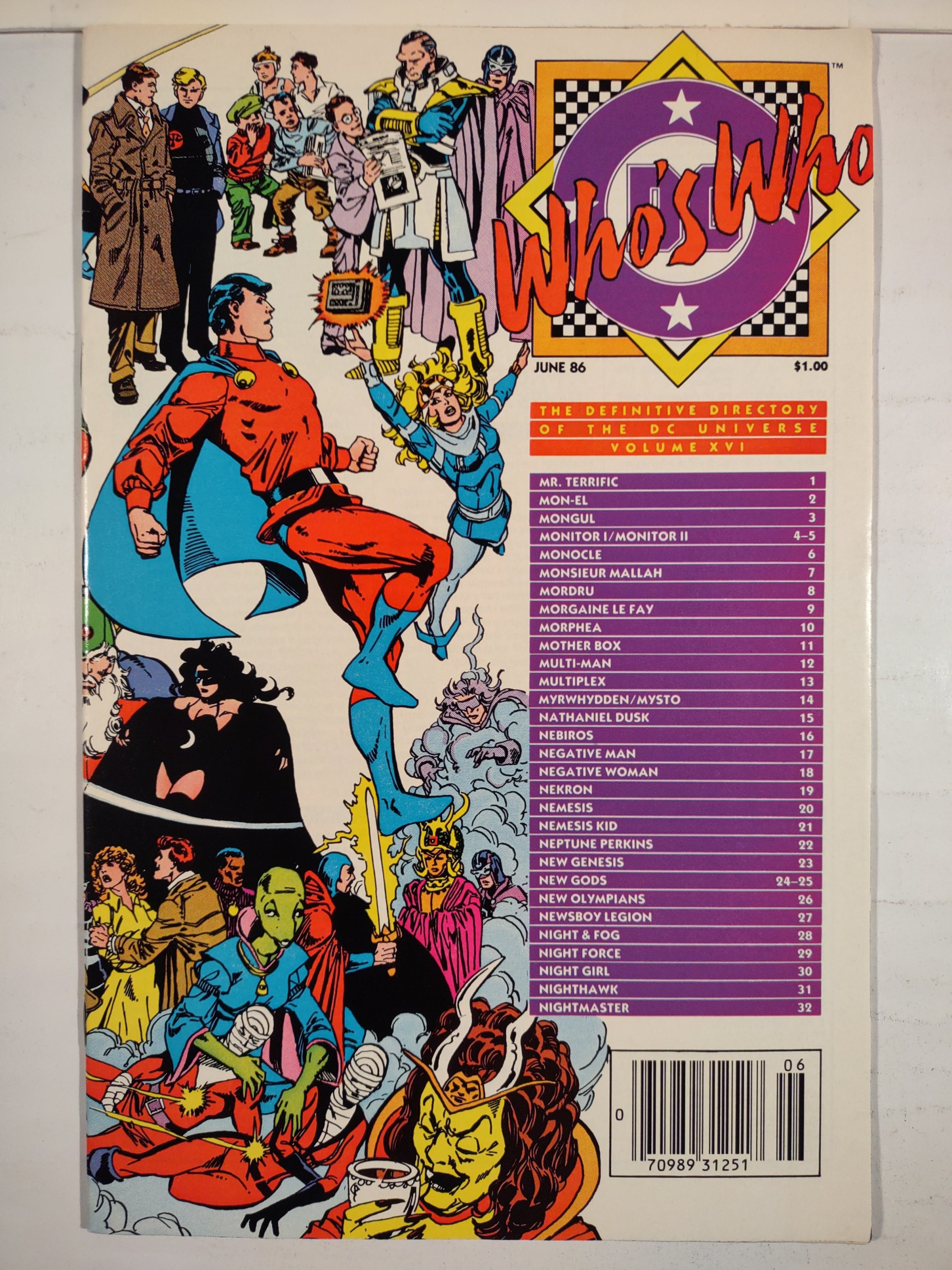 Who's Who: The Definitive Directory of the DC Universe #16 (1986 ...