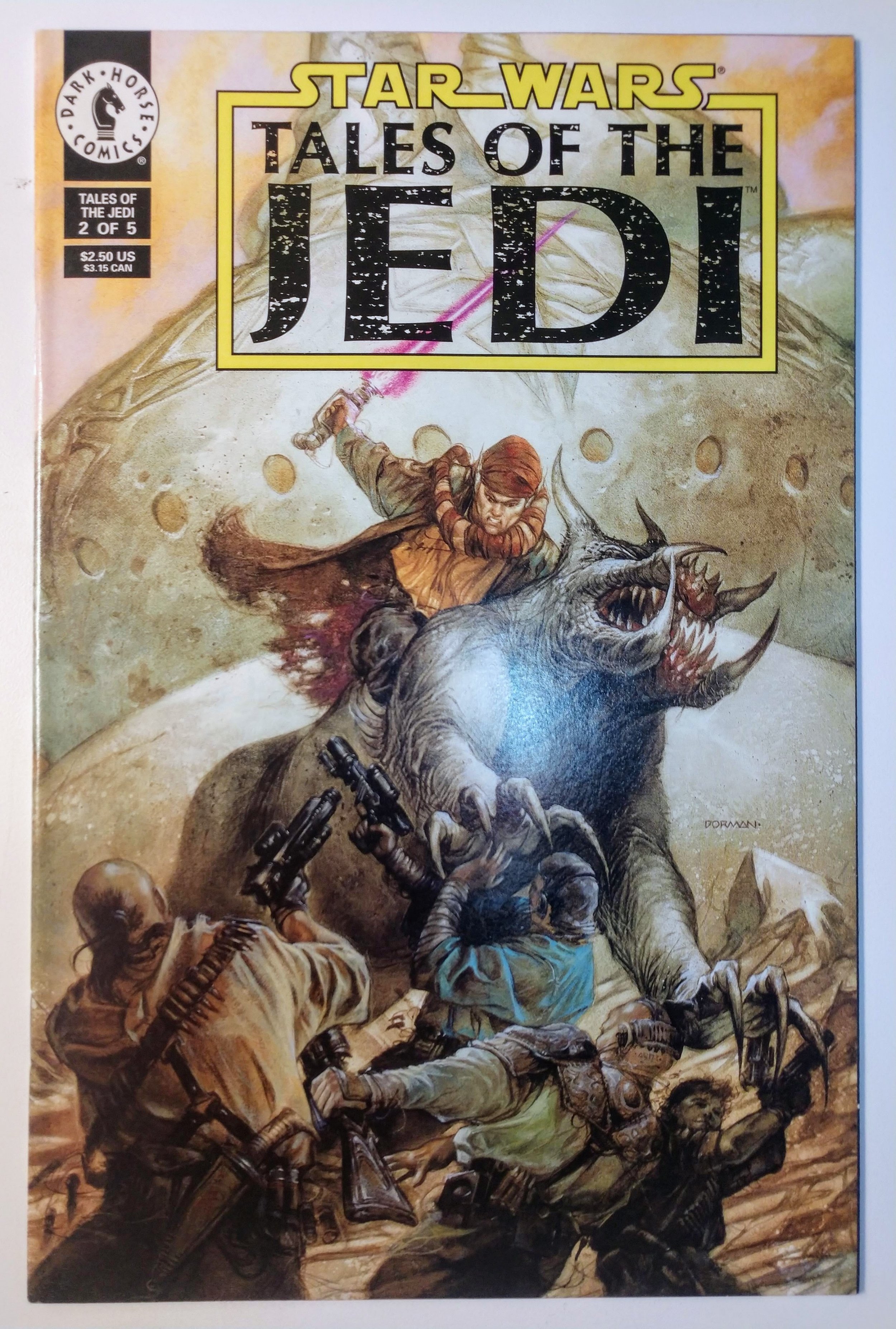 Star Wars: Tales of the Jedi #2 (9.4, 1993) 1st Cameo App Freedon Nado ...