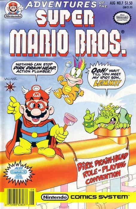 Adventures of the Super Mario Bros. #7 VG ; Valiant | low grade comic ...