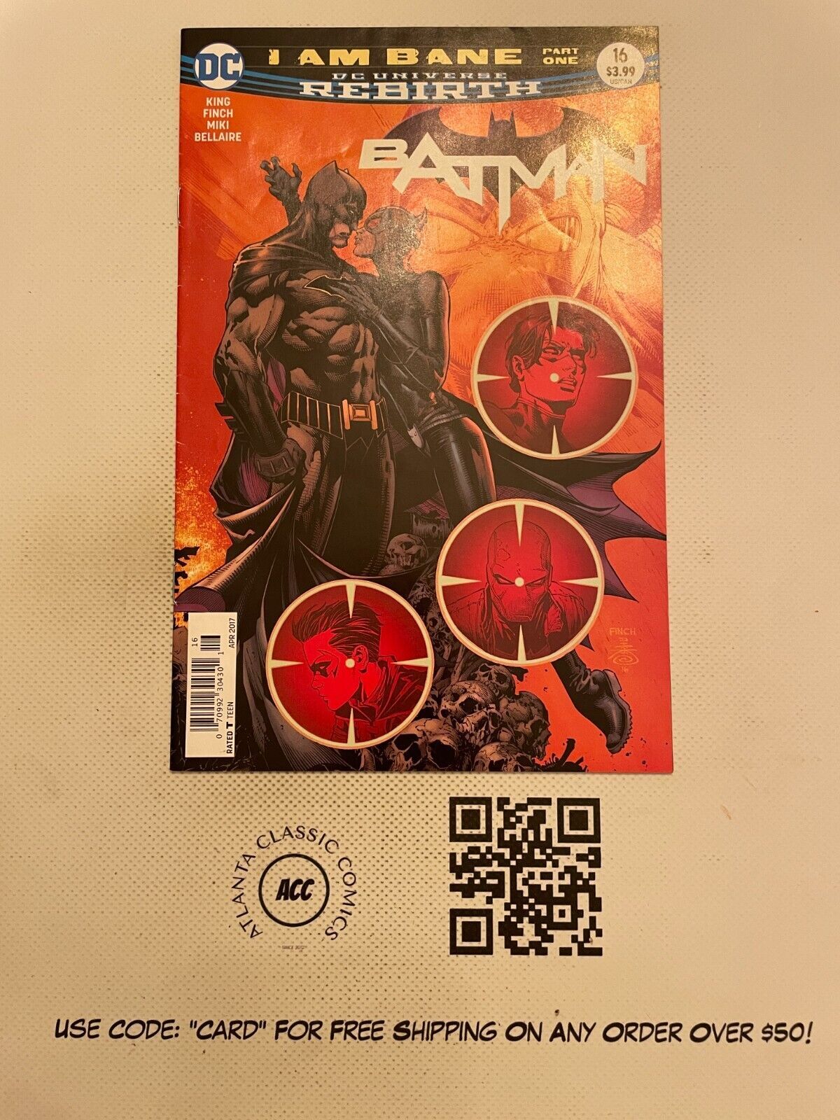 I AM Bane Part 1 Batman # 16 NM 2017 DC Universe Rebirth Comic Book 11 ...