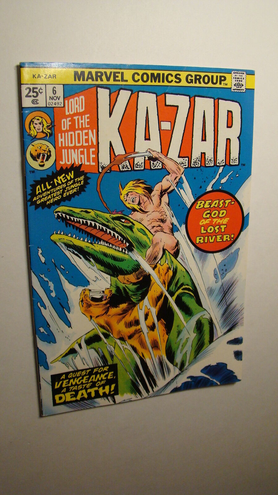 Ka-Zar 6 *Nice Grade* Savage Land VS Beast-God 1974 | Comic Books ...