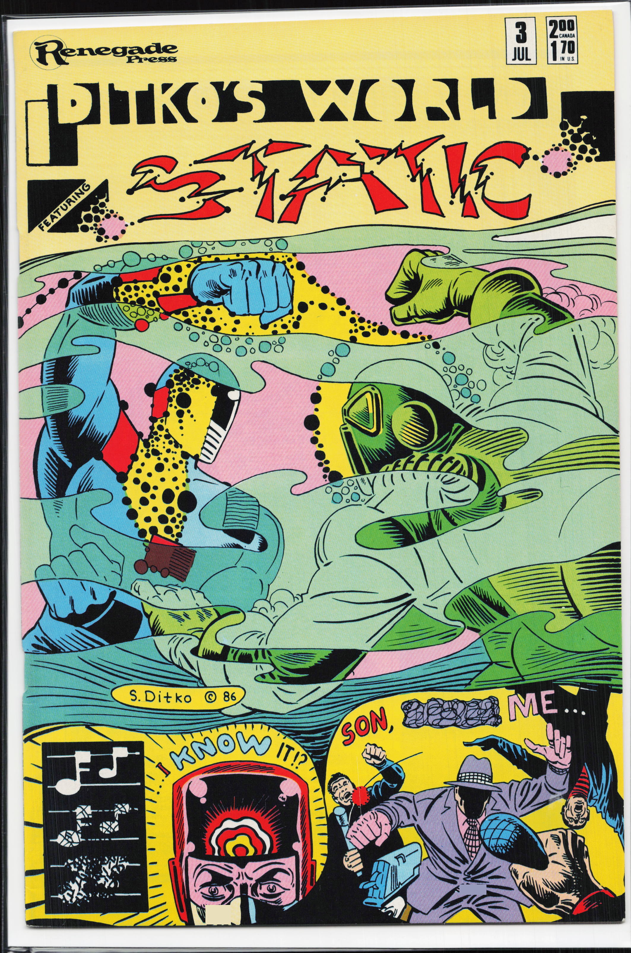 Ditko's World Featuring Static #3 (1986) Static | Comic Books - Copper ...