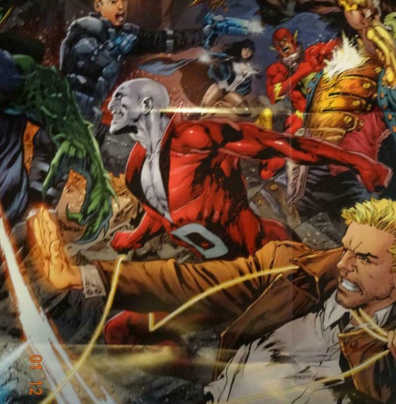 TRINITY WAR Promo Poster, 35 x 59, 2013, DC Unused more in our store ...