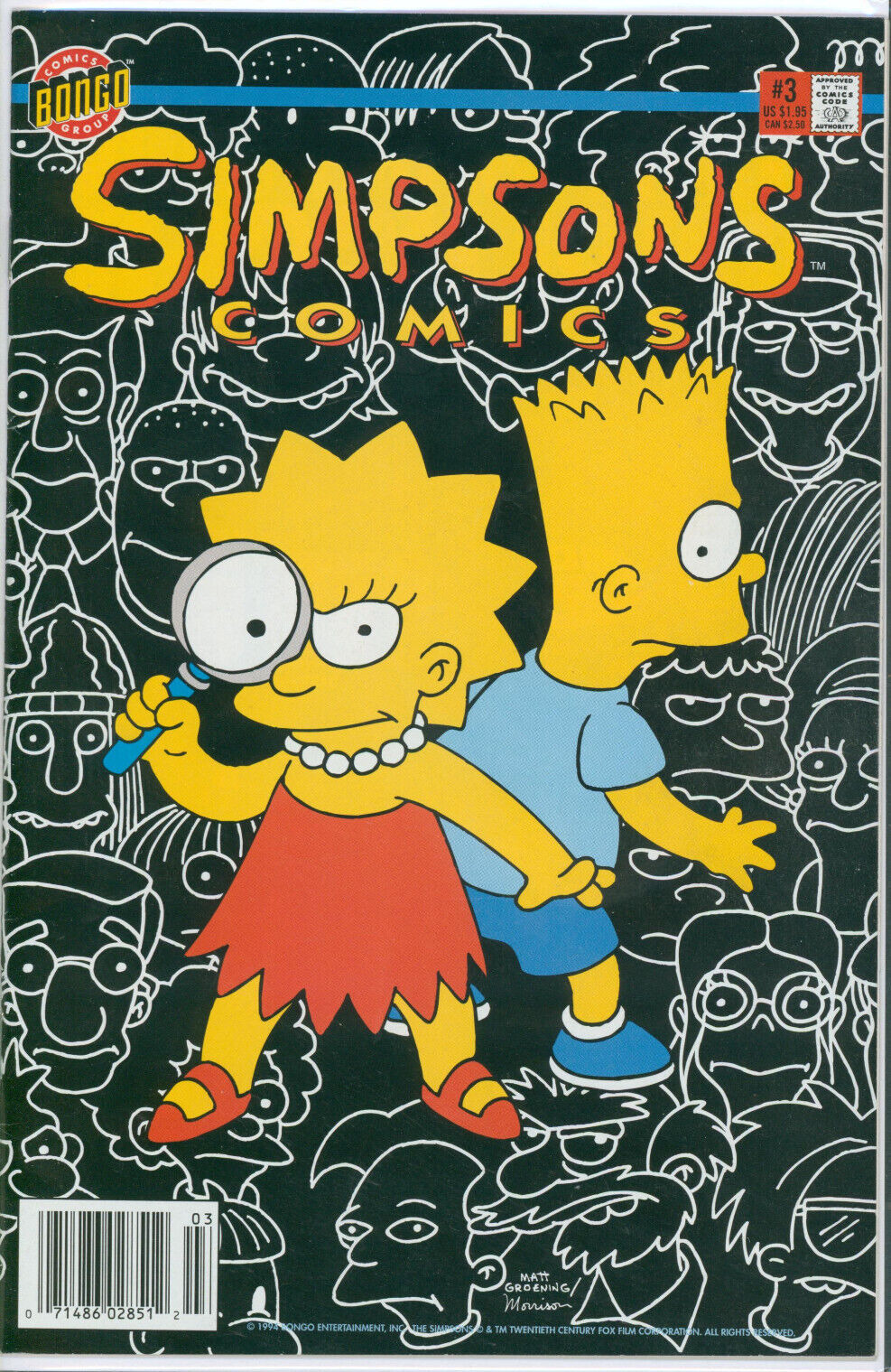 Simpsons Comics #3 Bongo Comics 1994 | International - Comic Books ...