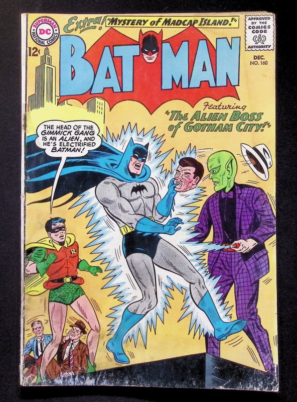 Batman #160 Robin Alien Boss of Gotham City! | Full Runs & Sets, DC ...
