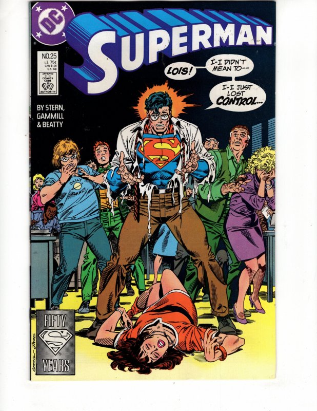 Superman #25 Direct Edition (1988) ID#30 | Comic Books - Copper Age, DC ...