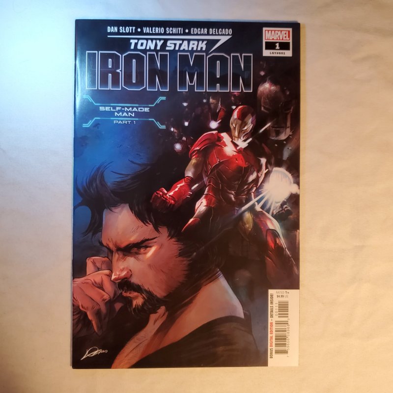 Tony Stark Iron Man 1 Very Fine/Near Mint Cover by Alexander Lozano ...