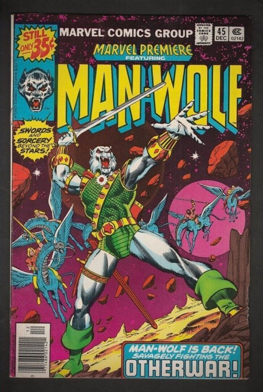 Marvel Premiere #45. Ft. Man Wolf. VF | Comic Books - Bronze Age ...
