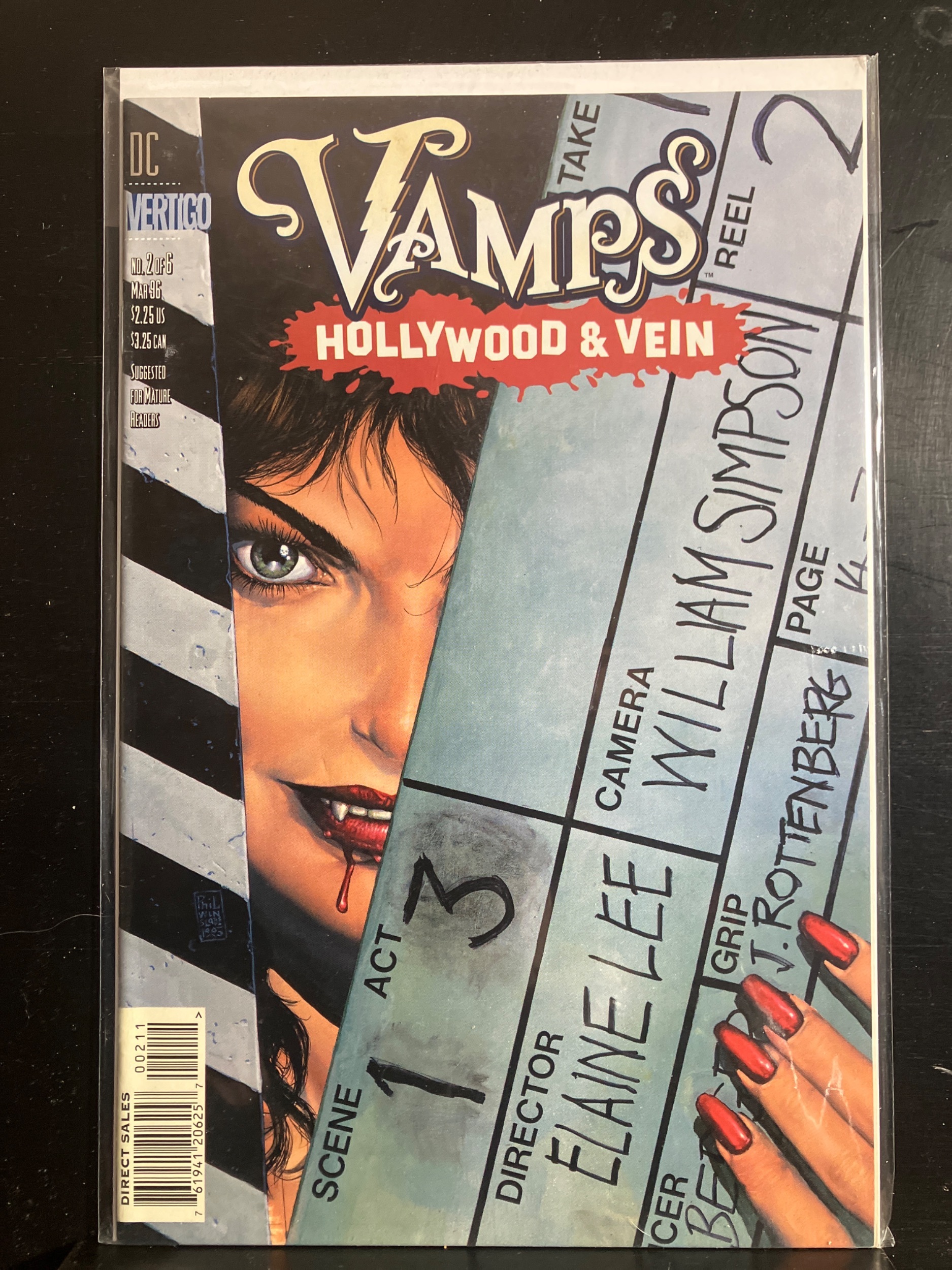 Vamps: Hollywood & Vein #2 (1996) | Comic Books - Modern Age, DC Comics ...