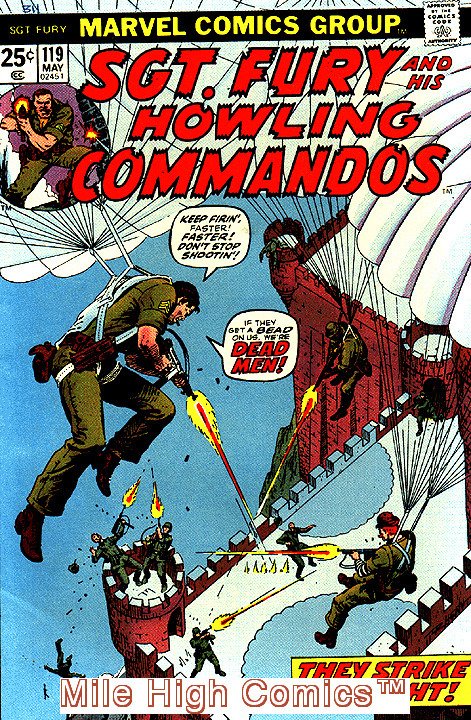 SGT. FURY AND HIS HOWLING COMMANDOS (1963 Series) #119 Good Comics Book ...