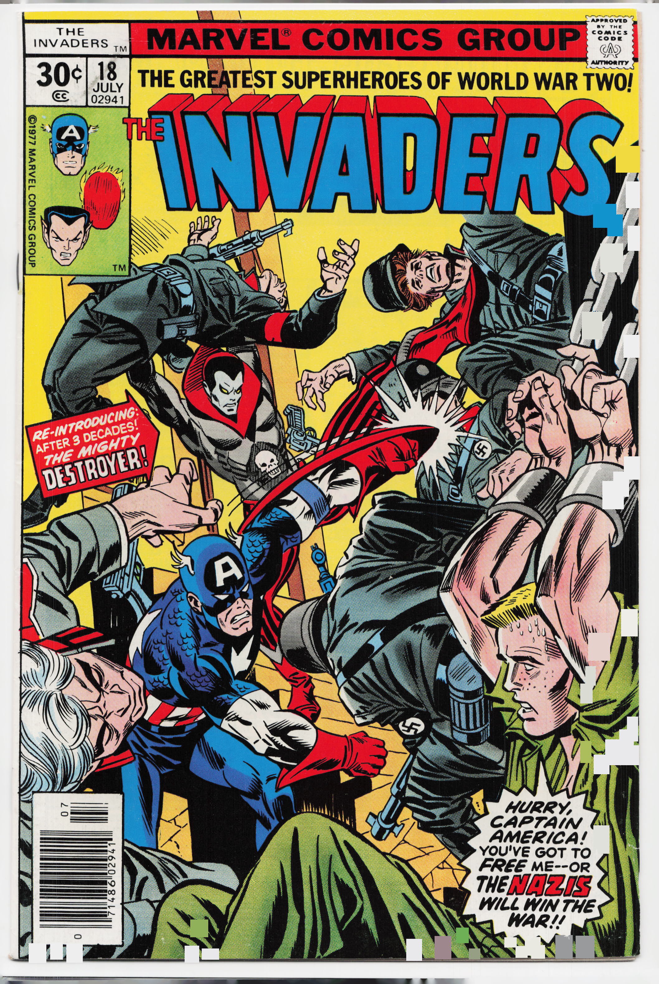 The Invaders #18 (1977) The Invaders | Comic Books - Bronze Age, Marvel ...