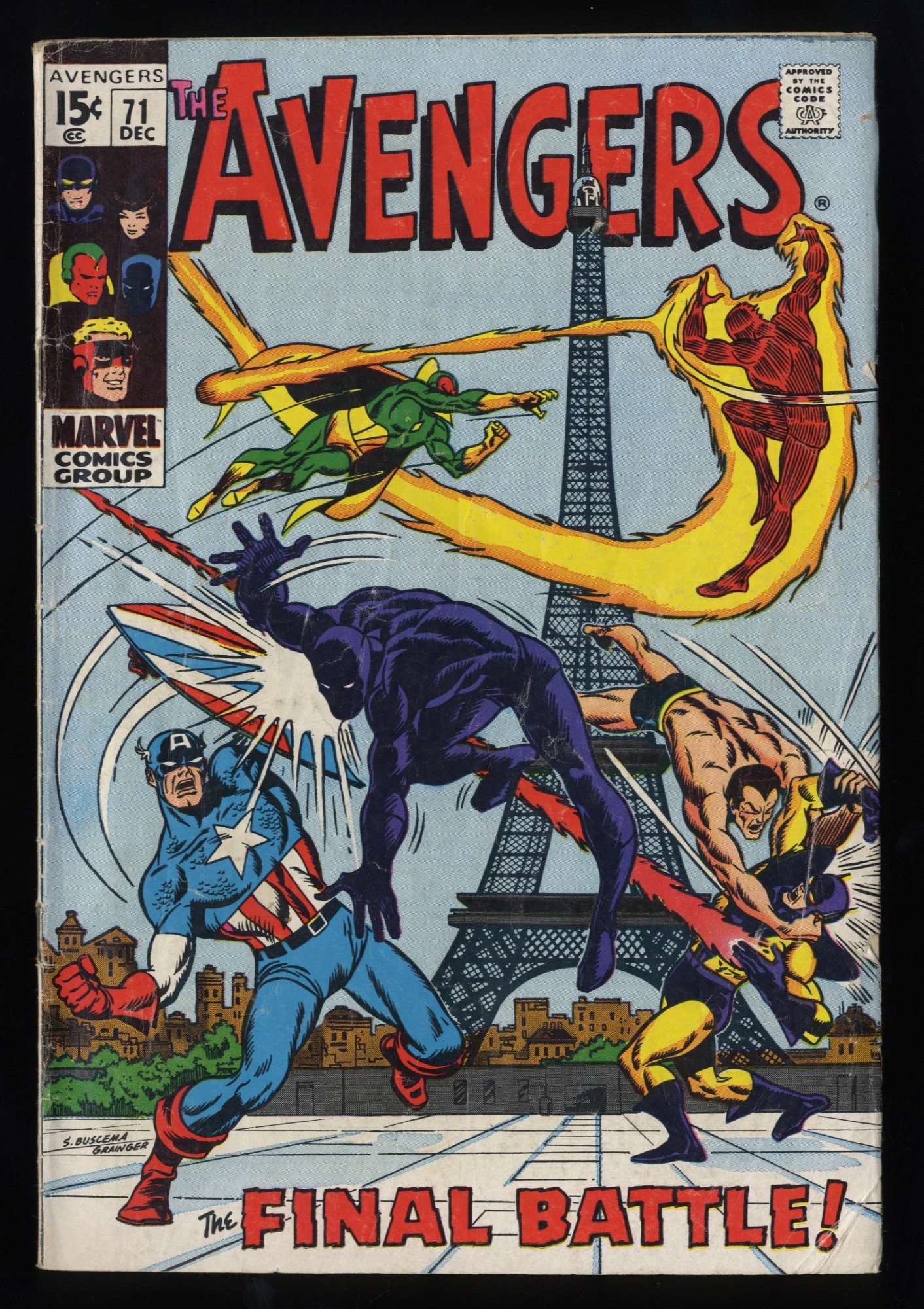 Avengers #71 GD/VG 3.0 1st Invaders! | Comic Books - Silver Age, Marvel ...