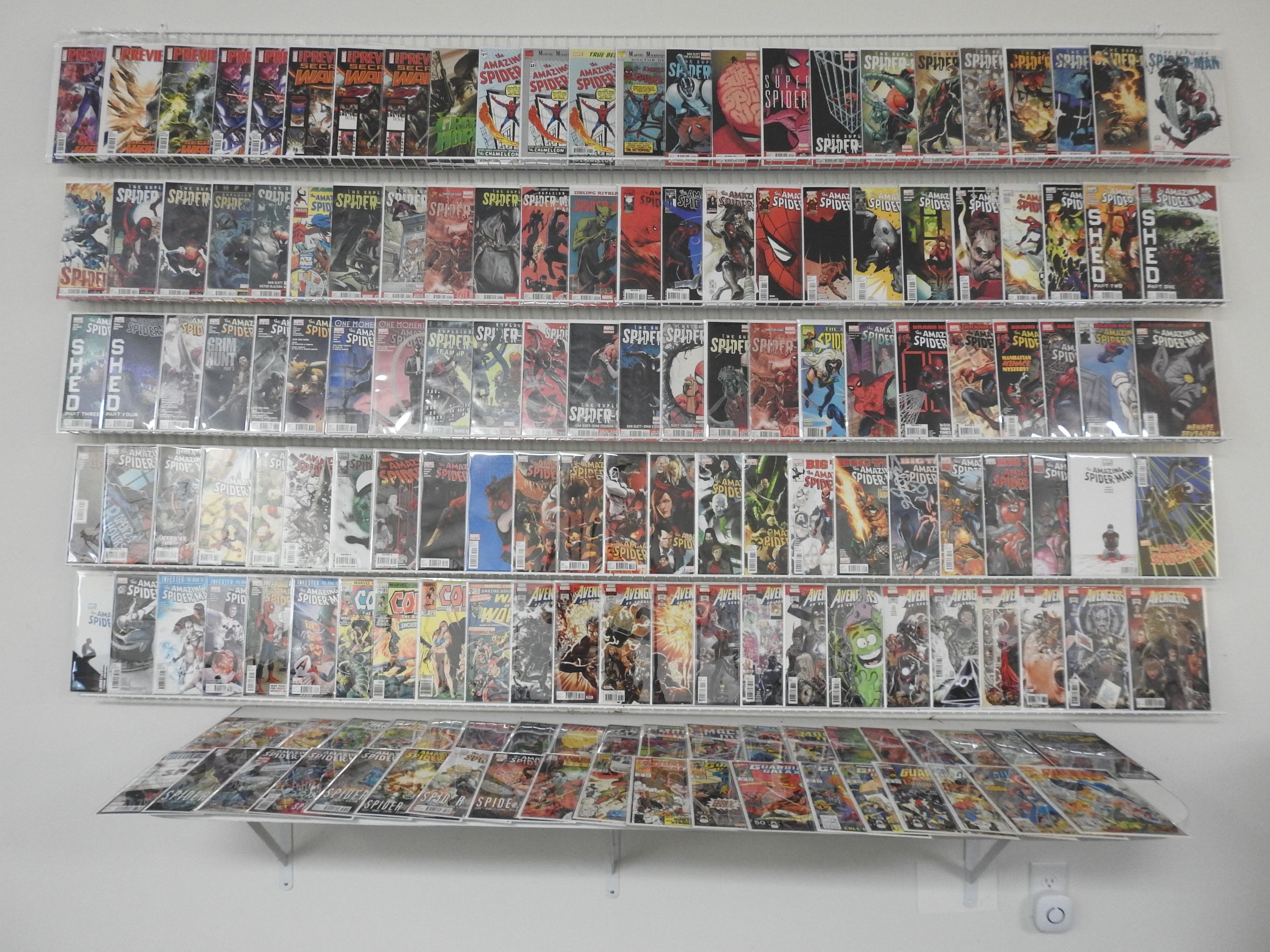 Huge Lot of 150+ Comics W/ Spider-Man, Avengers, GOTG, Conan! Avg. VF ...