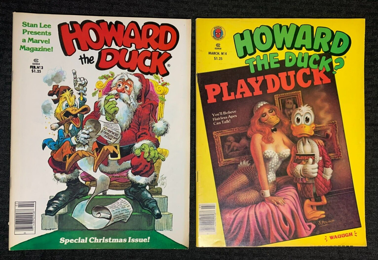 1980 HOWARD THE DUCK Magazine #3 VG/FN 5.0 #4 VG+ 4.5 Gene Colan LOT of ...