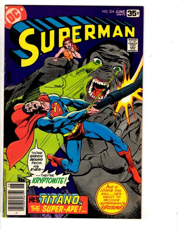 10 Adventures Of Superman DC Comics #323 324 325 326 327 330 331 332 ...