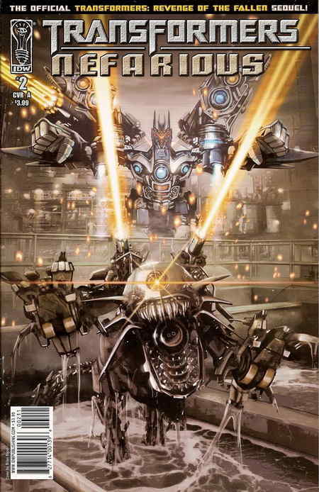 Transformers: Nefarious #2A VF/NM ; IDW | Revenge of the Fallen Sequel ...