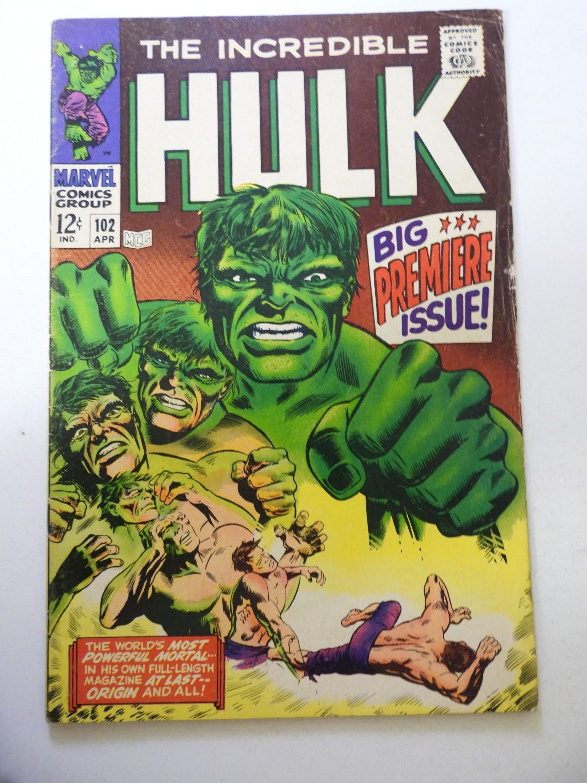 The Incredible Hulk #102 (1968) VG+ Condition | Comic Books - Silver ...