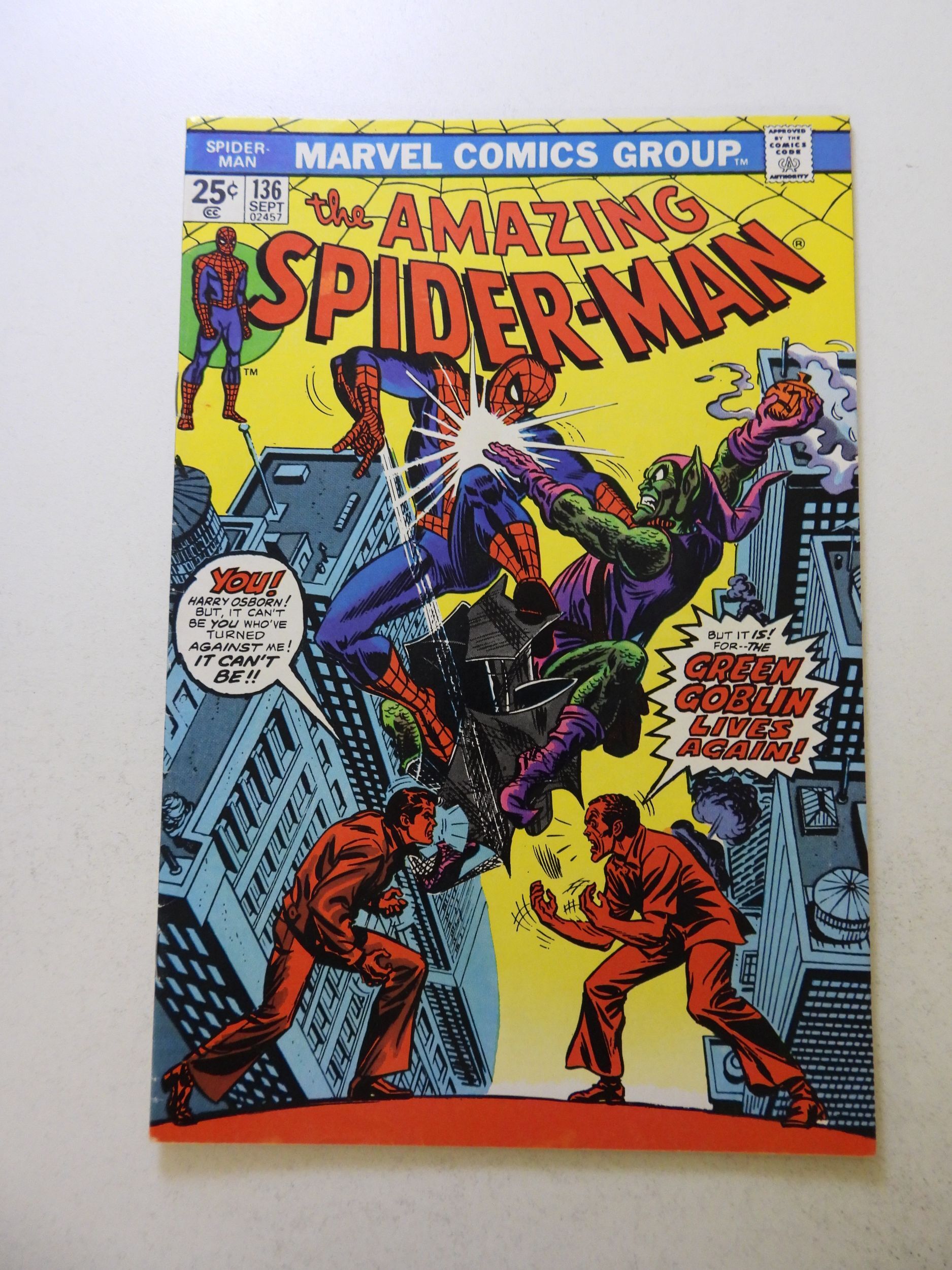 The Amazing Spider-Man #136 (1974) VF- condition MVS intact | Comic ...