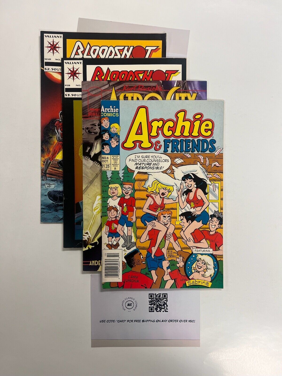 4 Indie Comics Archie & Friends # 6 + Astro Day # 6 + Bloodshot # 1 2 33 JS30 | Comic Books ...
