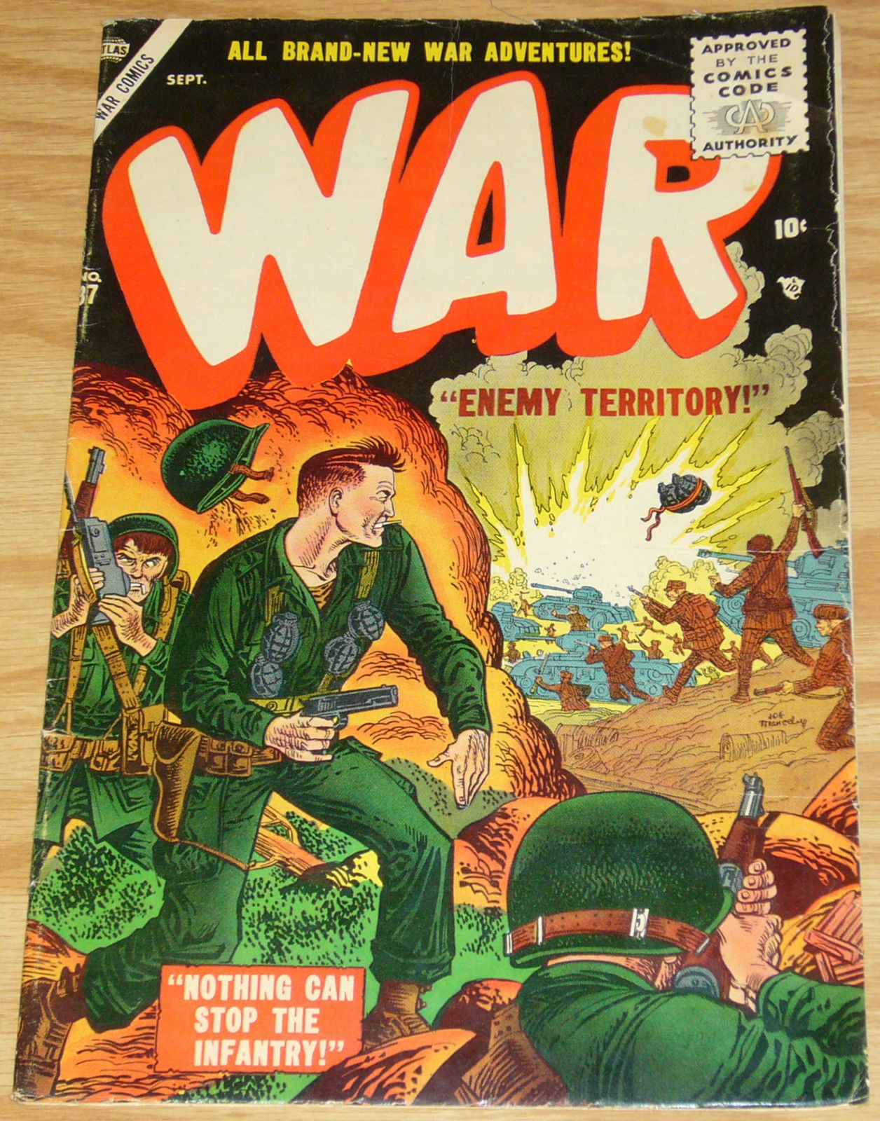 War Comics #37 VG september 1955 - joe sinnott - mort drucker - golden ...