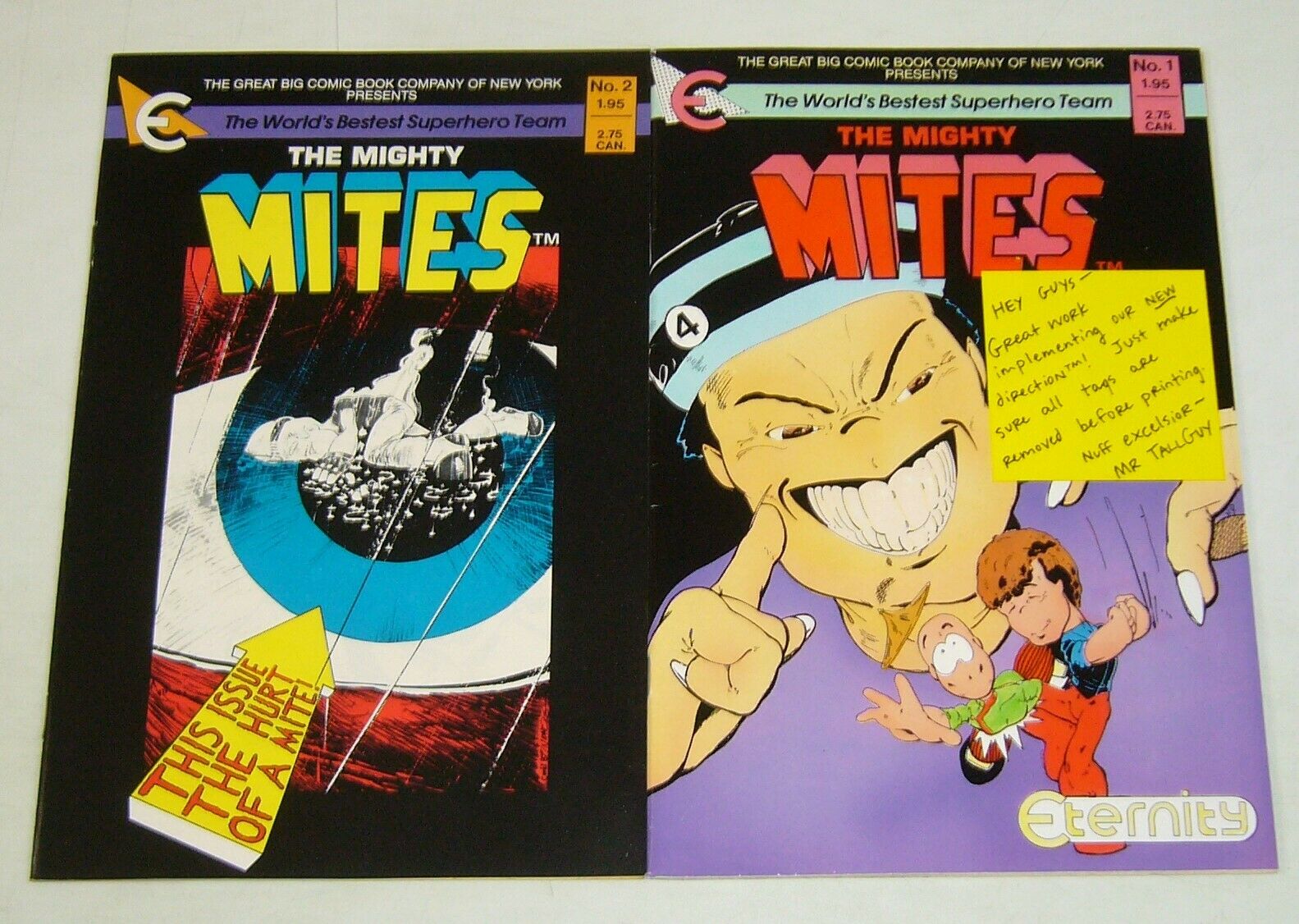 Mighty Mites vol. 2 #1-2 VF/NM complete series godzilla by bissette mr ...