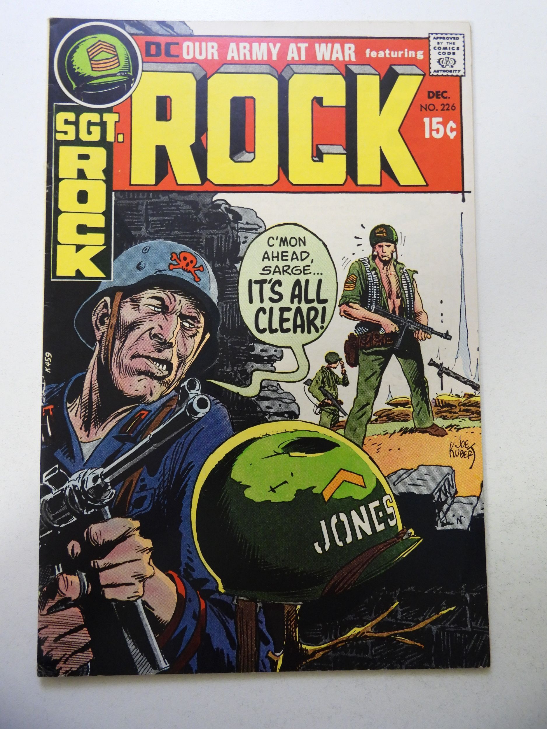 Our Army at War #226 (1970) VG+ Condition centerfold detached at 1 ...