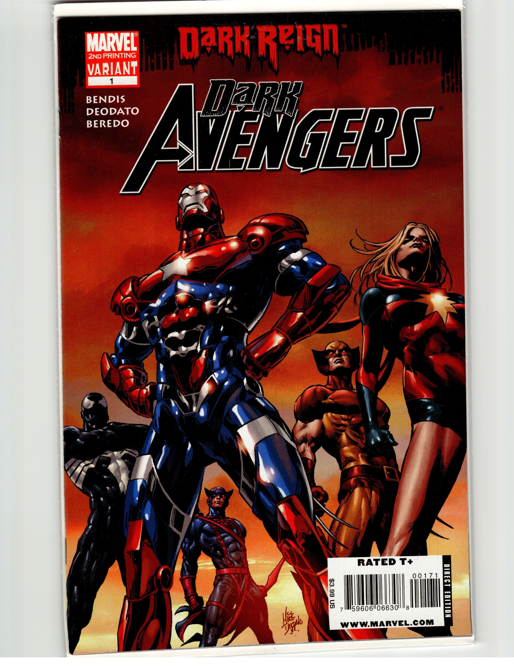 Dark Avengers #1 Second Print Cover (2009) Dark Avengers [Key Issue ...