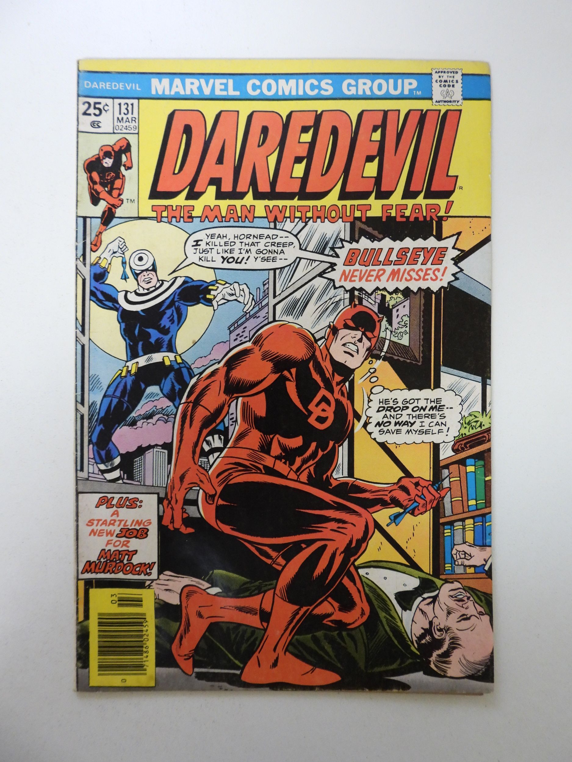 Daredevil #131 (1976) 1st appearance of Bullseye VG MVS intact ...