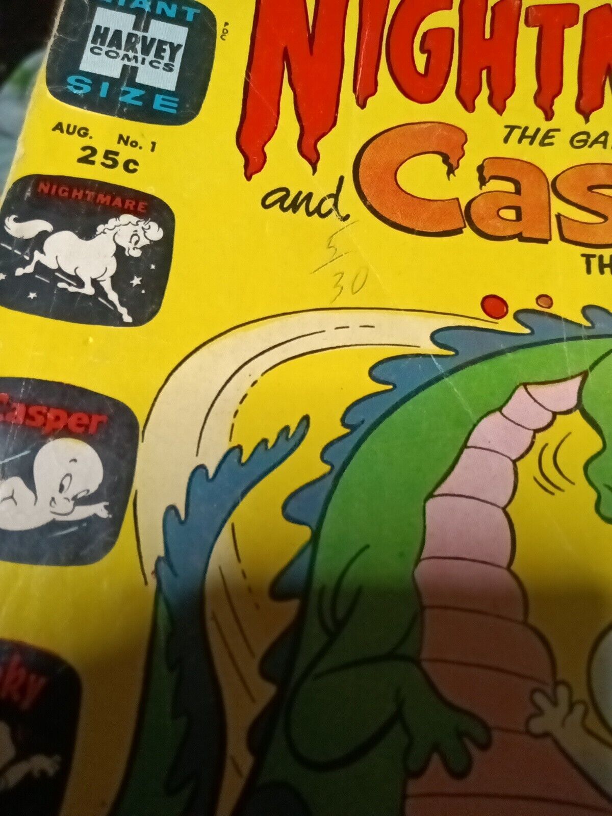 NIGHTMARE AND CASPER #1 - 1963 HARVEY Giant Comics Silver Age Cartoon ...