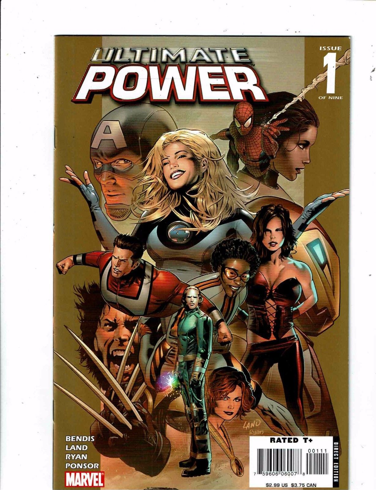 Lot Of 7 Marvel Ultimate Comic Books Power #1 2 3 Secrets #1 Vision #0 ...