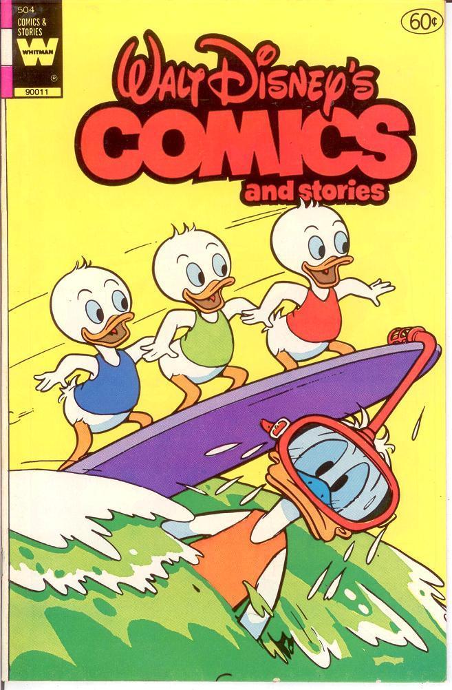 Walt Disneys Comics And Stories 504 Vf 1982 Comics Book Comic Books