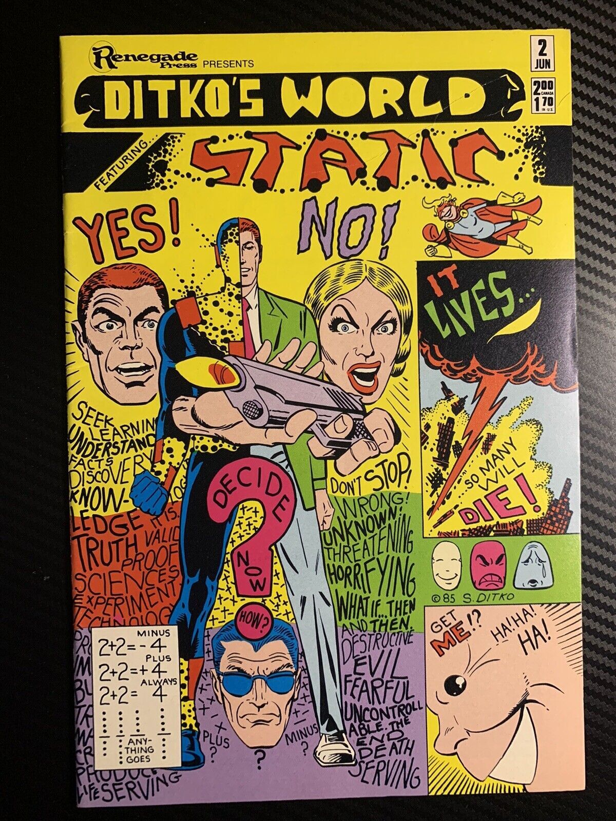 Ditko's World Static #1, 2 & 3 Renegade Press 1986 | Comic Books ...