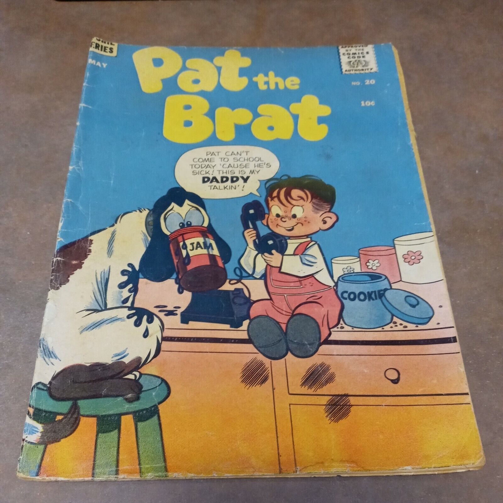 Pat The Brat #20 May 1957 Silver Age Archie/Radio Comics Kids Cartoon ...