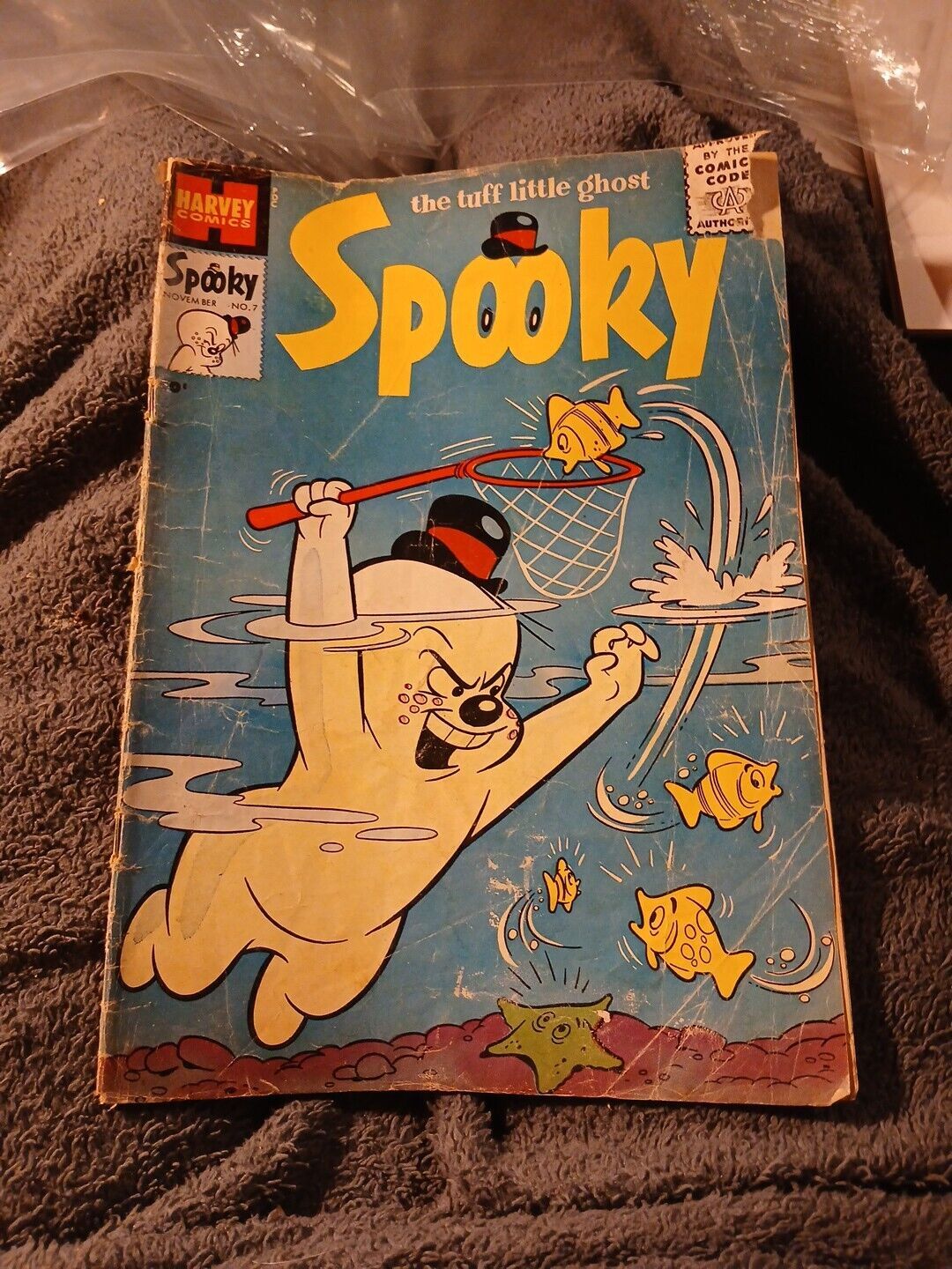 Spooky #7 Harvey Comics 1956 Casper The Friendly Ghost Cousin Silver ...