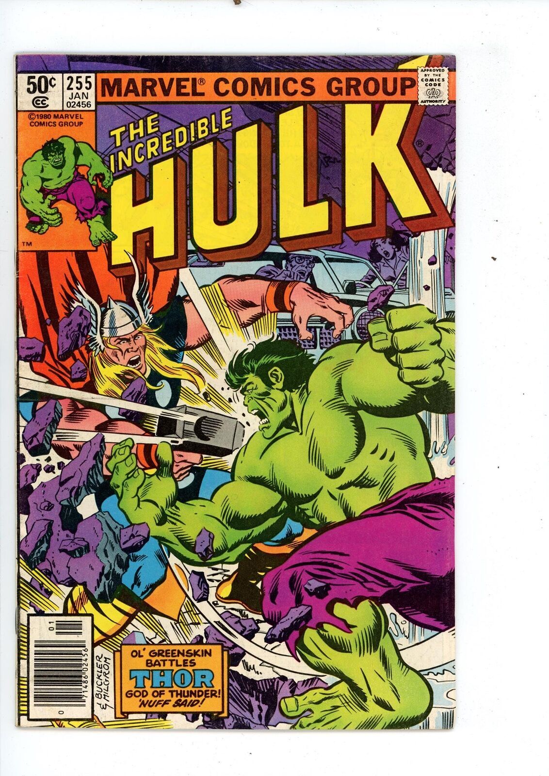 The Incredible Hulk #255 (1981) Hulk Marvel Comics | Comic Books ...