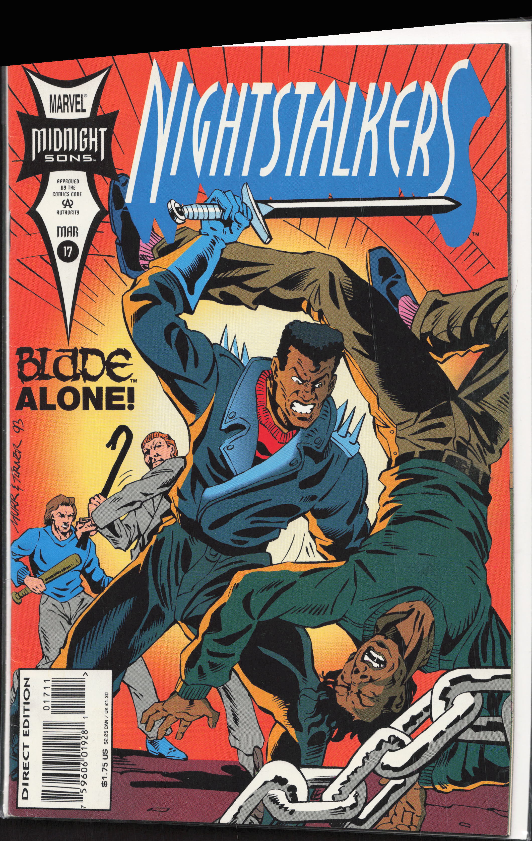 Nightstalkers #17 (1994) Blade | Comic Books - Modern Age, Marvel, Blade, Horror & Sci-Fi / HipComic