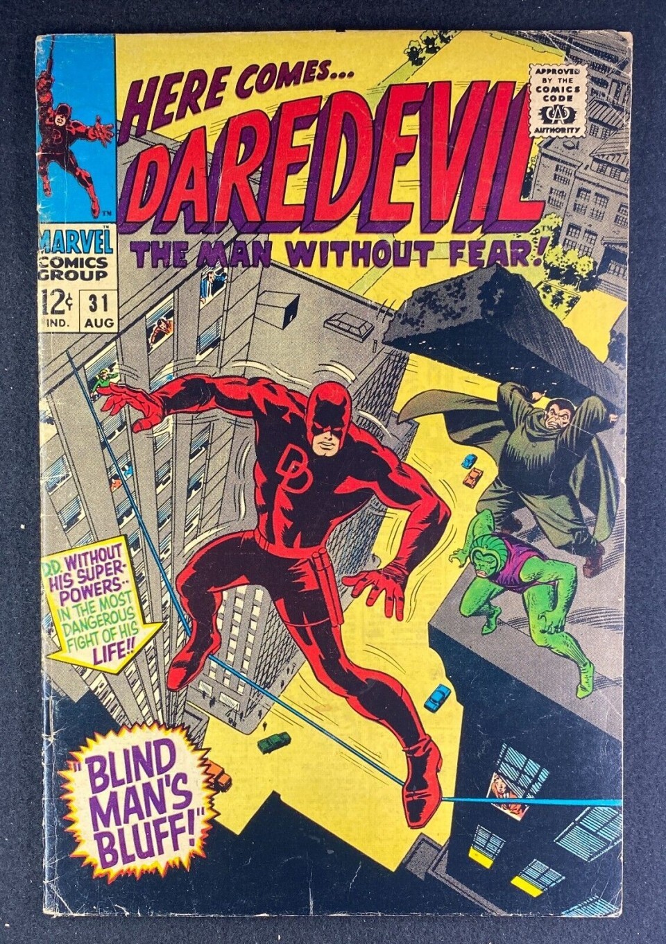 Daredevil (1964) #31 VG+ (4.5) Gene Colan Cover and Art | Comic Books ...