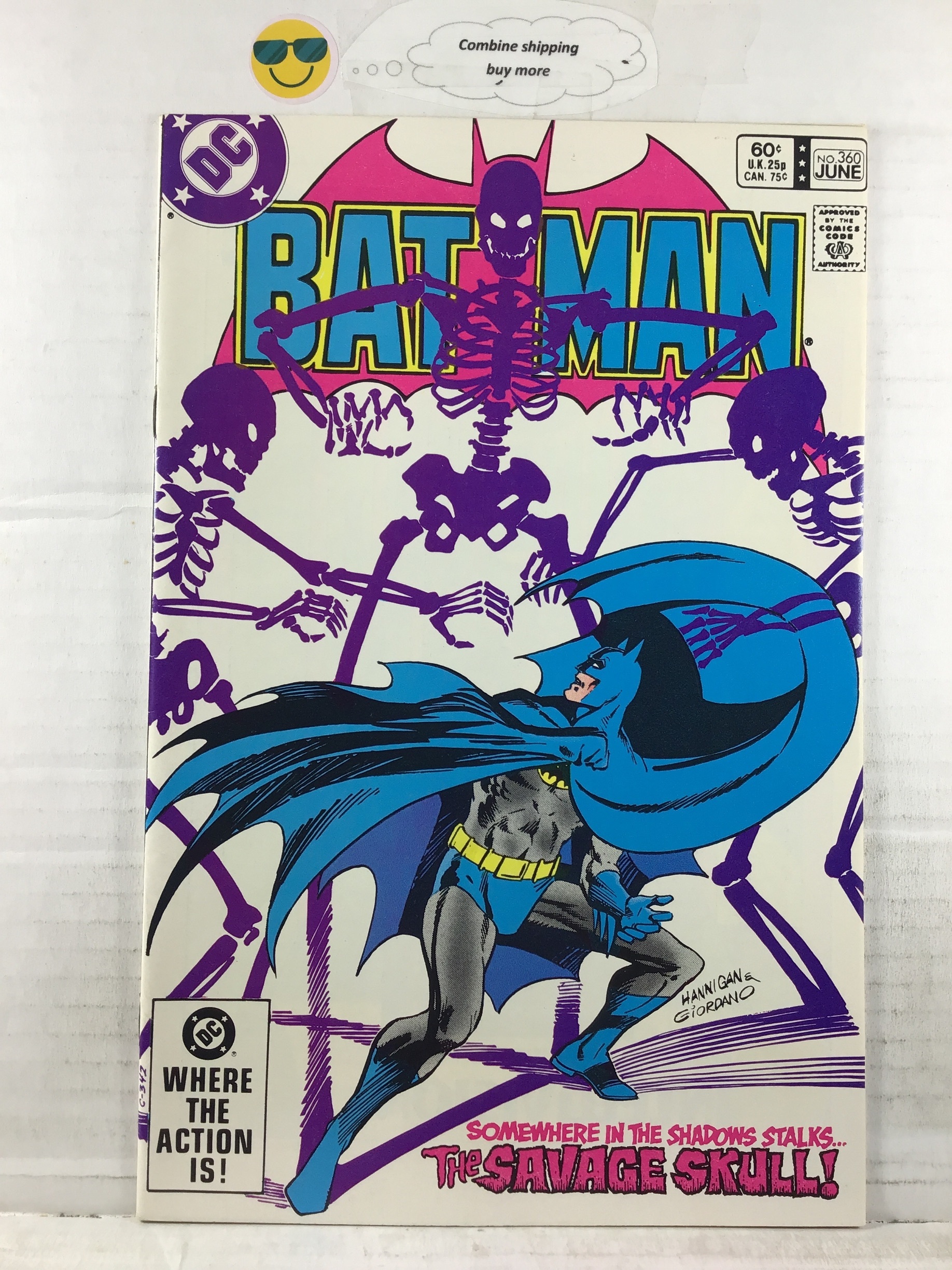 Batman #360 (1983) nm - Key 1st appearance of the savage skull | Comic ...