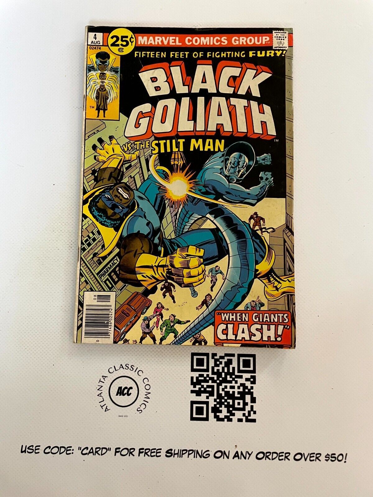 Black Goliath # 4 FN Marvel Comic Book Stilt Man Avengers Hulk Thor 22 ...