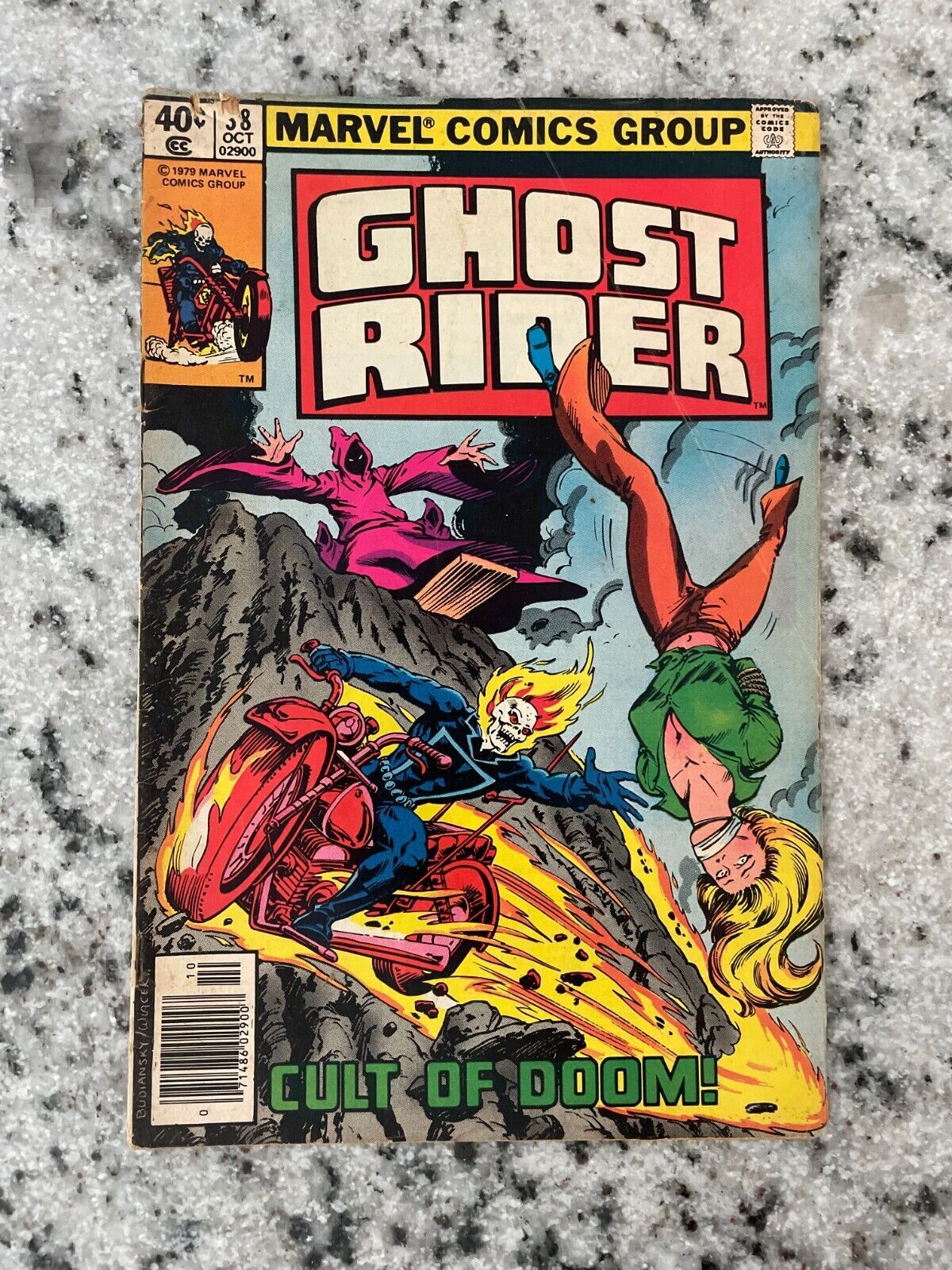 Ghost Rider # 38 VG Marvel Comic Book Avengers Hulk Thor Iron Man X-Men ...