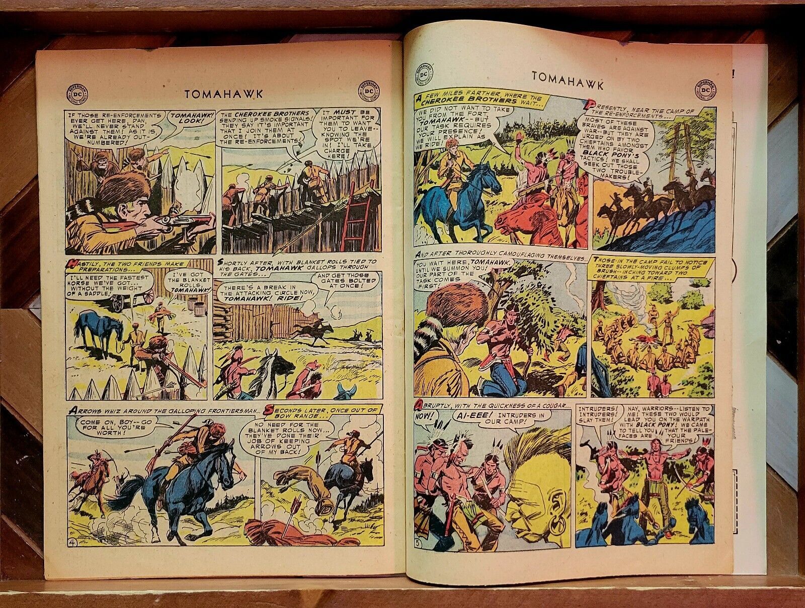 TOMAHAWK #29 VG/FN (DC 1955) "Cherokee Bros" Frank Frazetta & Fred Ray ...